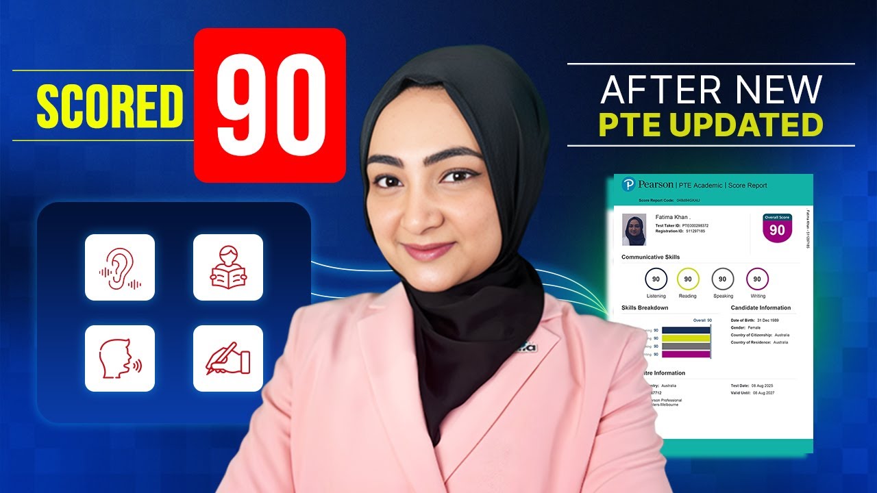 PTE Speaking Score 90: How I Achieved It After the New Update (Live Examples!)