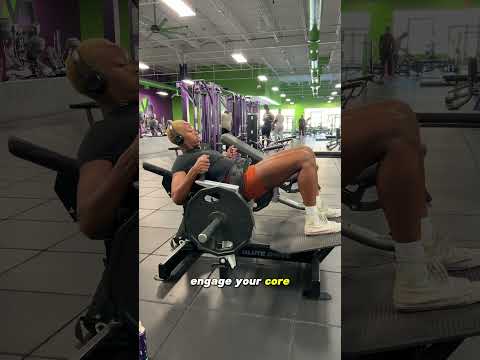 Hip Thrust Machine Tutorial Youfit #lowerbody #workout #glutedrive #gluteworkout #gym #fitness