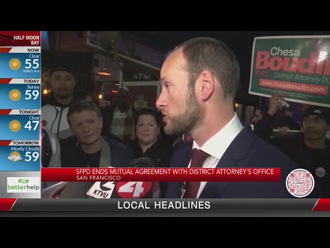 SFPD ends mutual agreement with DA's office