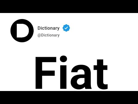Fiat Meaning In English