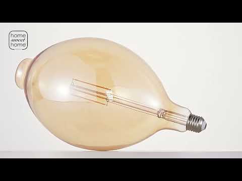 L111010-20 LED CARBON E E27 G180 4W 400LM 2700K DIMMABLE AMBER
