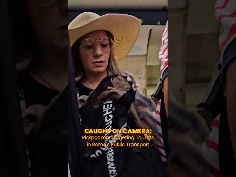 ๐ด Pickpockets Targeting Tourists in Rome's Public Transport! A Must-Watch for Travelers! #Viral