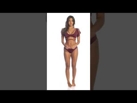 Bikini Lab Em Bossy Wrap Bikini Top | SwimOutlet.com