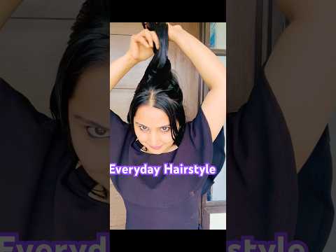 Everyday hairstyle /hair /hair trend /hair video /hair tutorial /diy /2min hairdo /easy @crafty babe