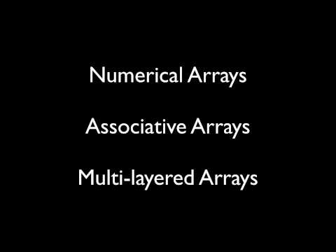 PHP in 60 - Arrays