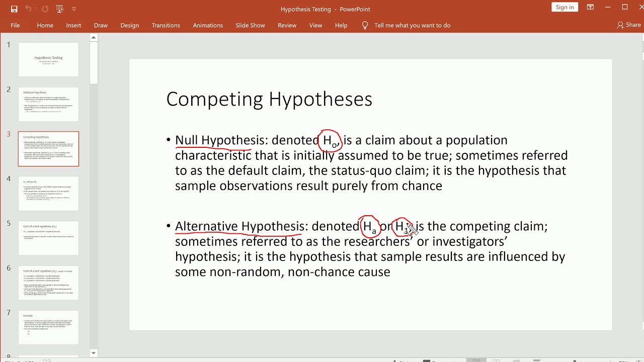 Intro to Hypothesis Testing (Part 1)