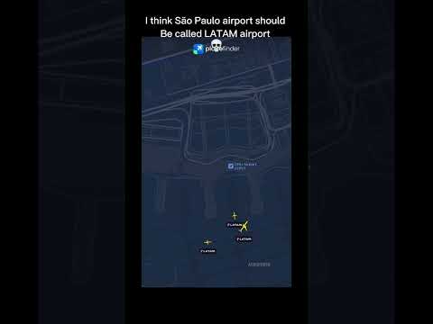 I think São Paulo airport should be called LATAM airport #brazil #latam #geography #shorts