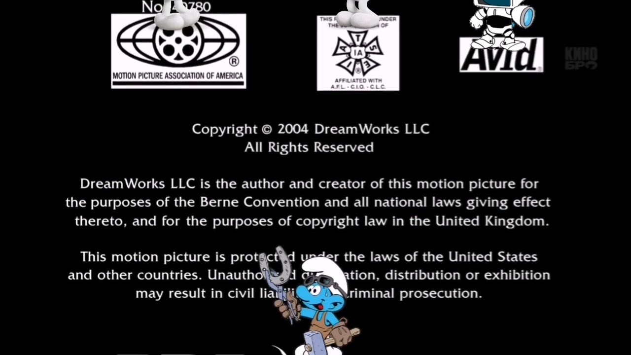 Tamagotchi Smurfs In Shrek 2 End Credits.