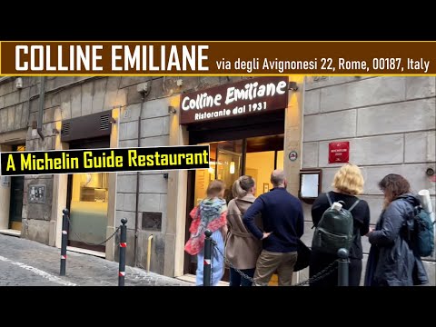 Michelin Guide Restaurant - Colline Emiliane, ROME, IT
