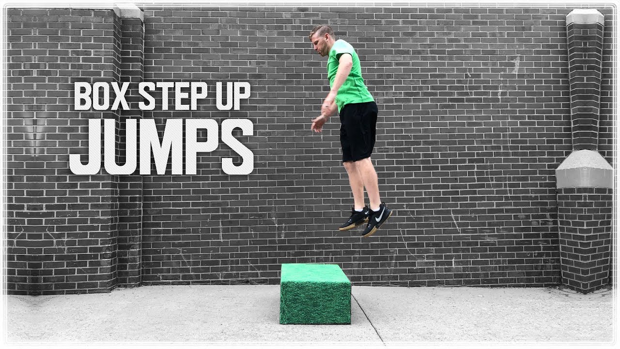 Explosive Step Up | Plyometric Single Leg Box Jump (Sprint Faster & Jump Higher)