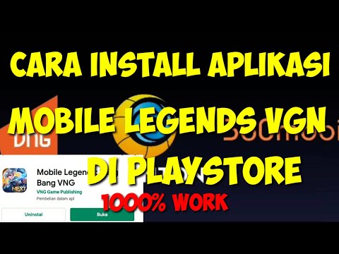 CARA INSTALL APLIKASI MOBILE LEGENDS VNG DI PLAYSTORE TERBARU 2021