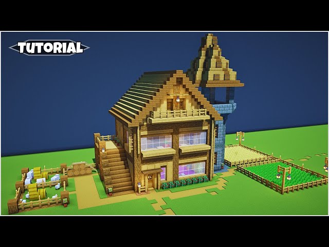 Survival Base with Tower(Free on Patreon)(+Tutorial) 🏠#22 Minecraft Map