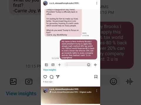 Nino Anthony Brooks encourages his mother to follow the N.A.B movement acknowledge me