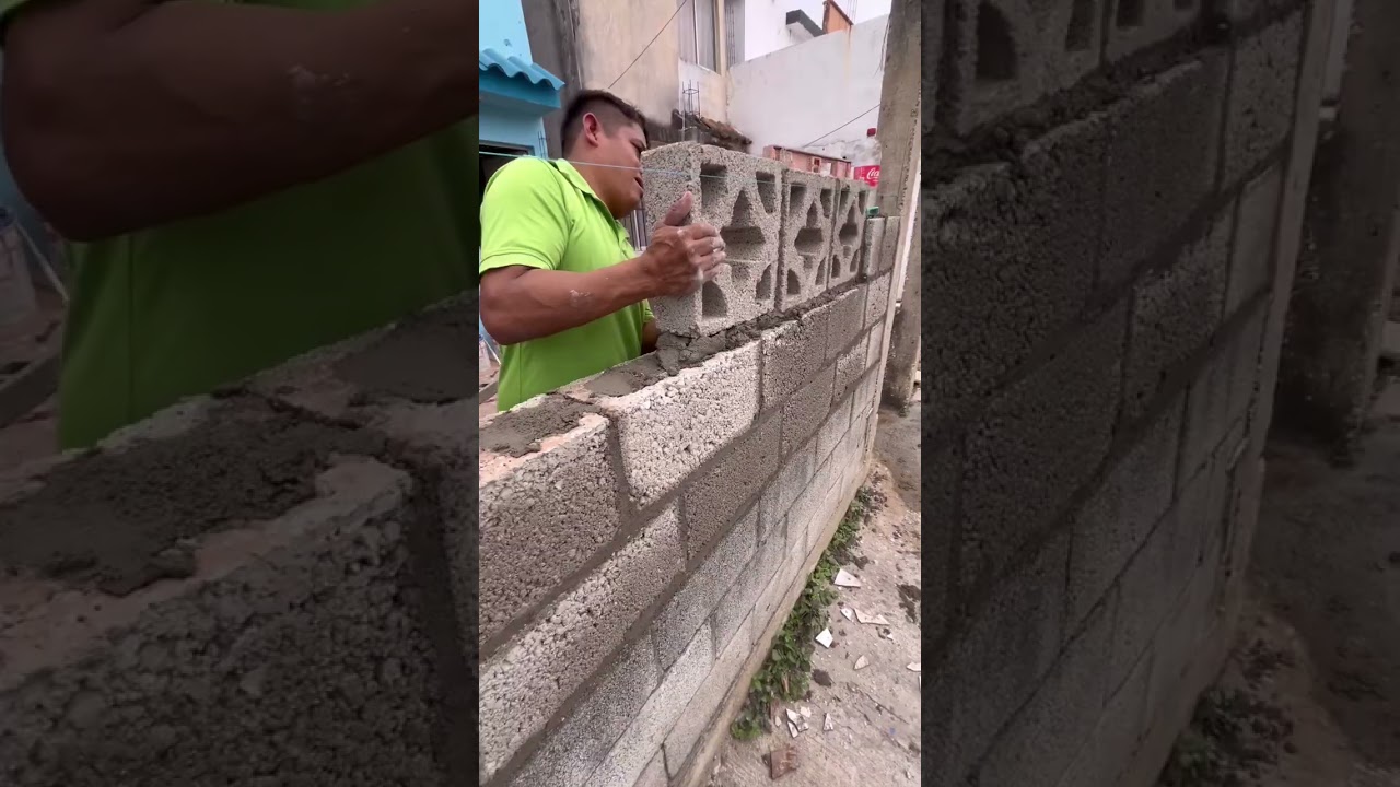 This is how lattice is installed #ing #work #job #construction #masonry #tips #tools