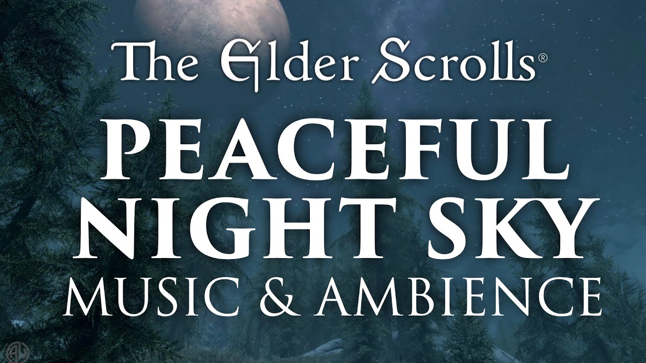 The Elder Scrolls Music & Ambience | 8 Hours, 4 Peaceful Scenes with Serene Music Mix