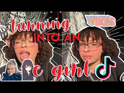 Turning Myself Into An E-Girl ... yikes | aliyah simone