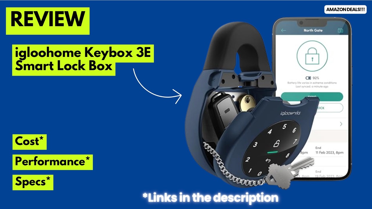 igloohome Keybox 3E Smart Lock Box Review BEST Airbnb Smart Key Safe?| Remote PIN Access No Internet