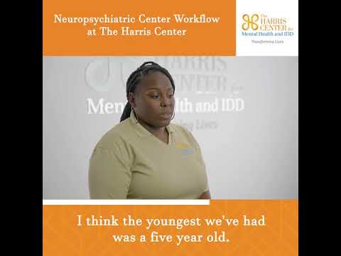 Neuropsychiatric Center Workflow at The Harris Center