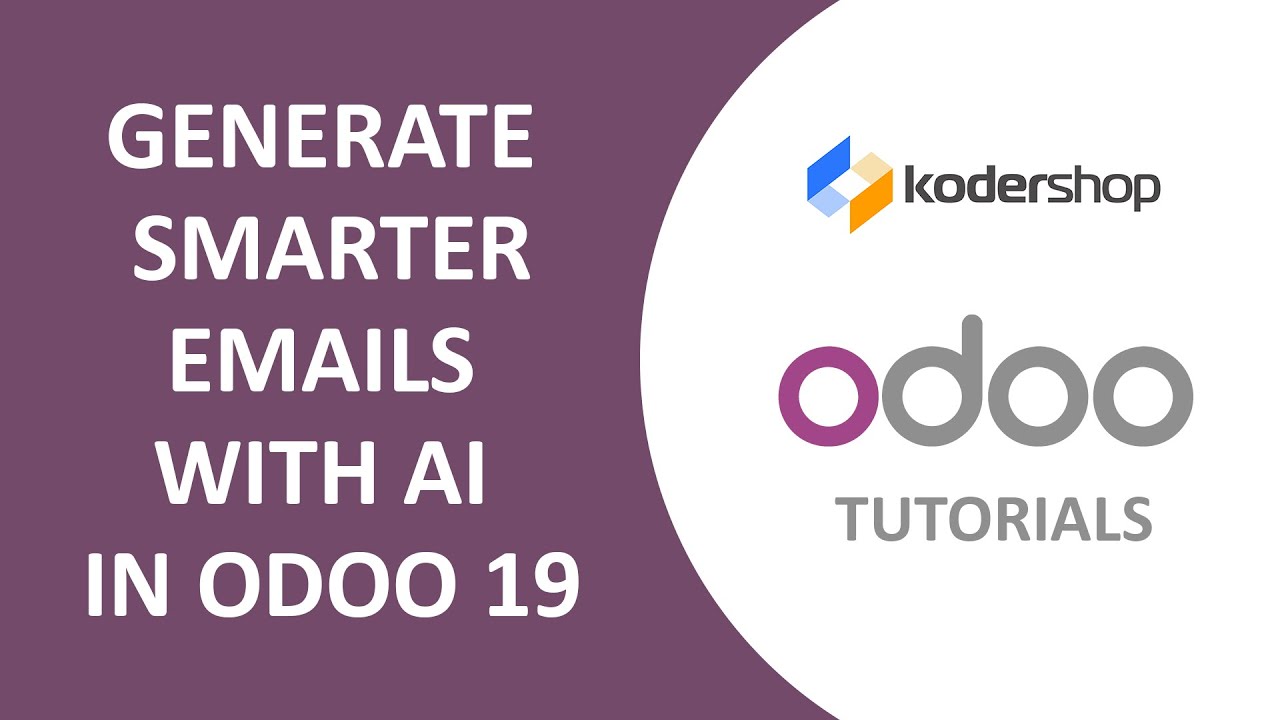 Generate Smarter Emails with AI in Odoo 19 | AI Email Templates Explained | Odoo 19 New Features
