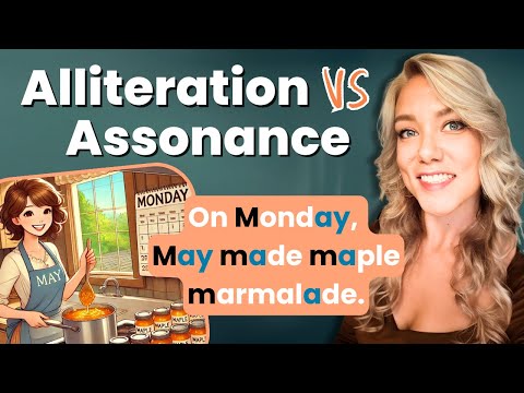 Alliteration VS Assonance | English Literary Devices Lesson