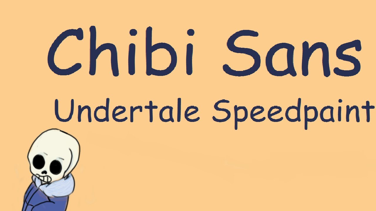 Chibi Sans || Undertale Speedpaint