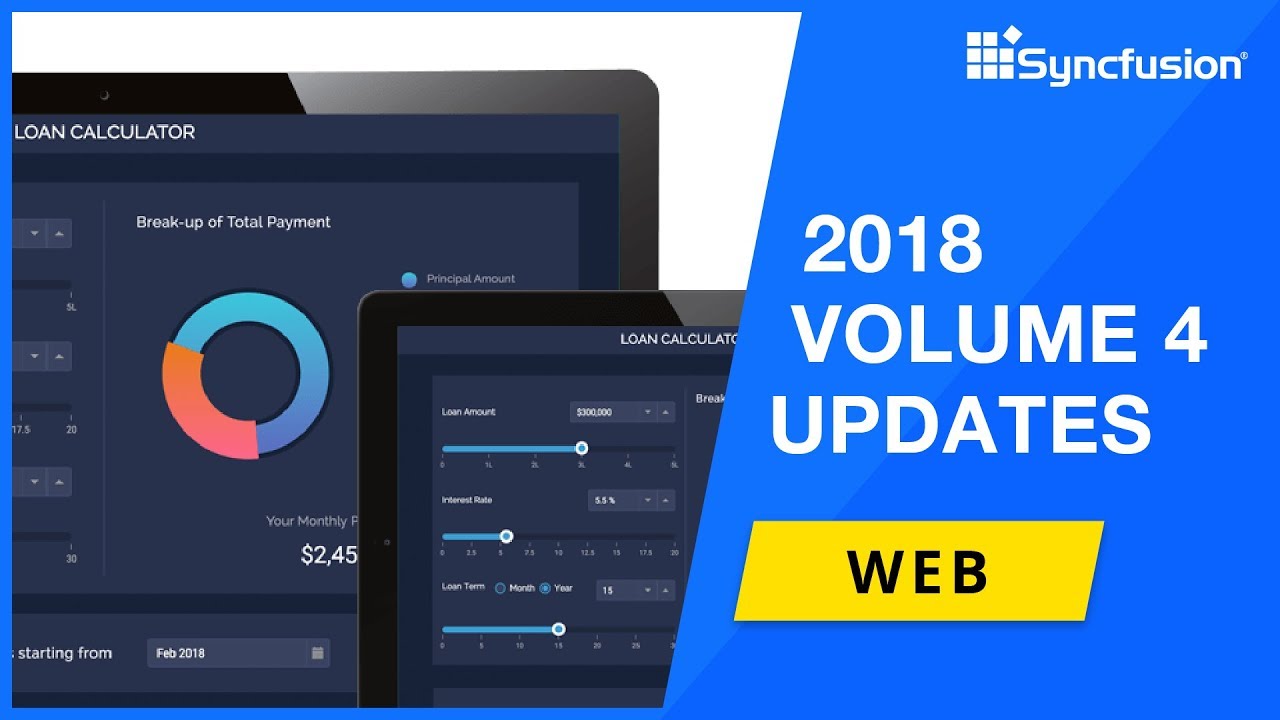 Syncfusion Web Updates—2018 Volume 4