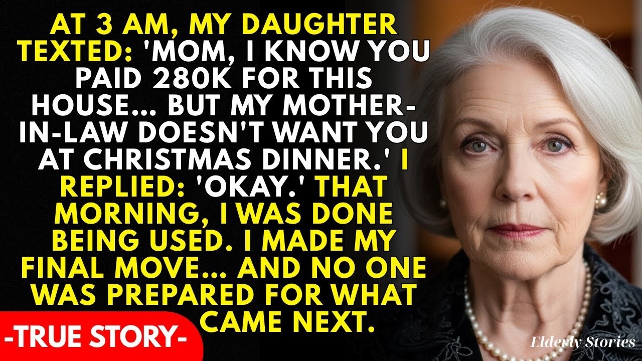 Mom, My Mother In Law Doesn't Want You For Christmas! The Next Day They Got A Shock…