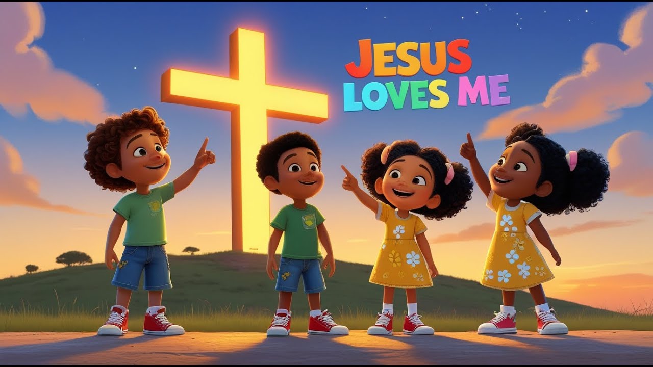 Jesus Loves Me & More Easter – Bible Songs for Kids | Animated Sing Along | Cross & Resurrection