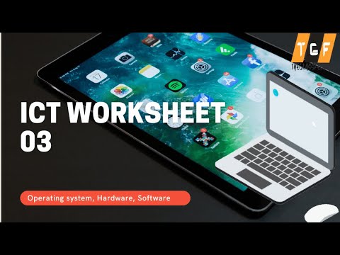 ICT worksheet#03||Hardware and Software[New checklist]