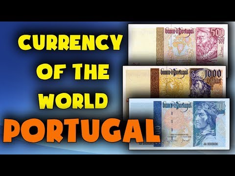 Currency of Portugal.PRE-EURO. Portuguese escudo.Portuguese currency
