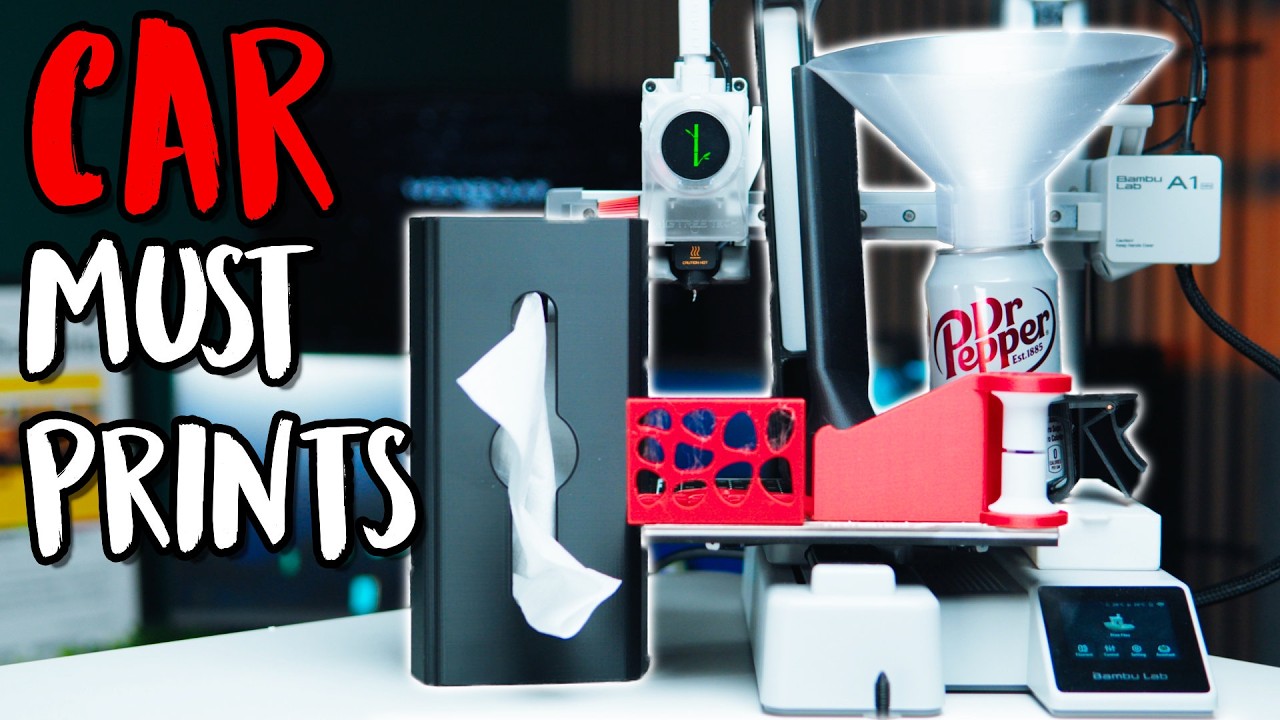 10 Cool 3D Prints Every Car Needs!