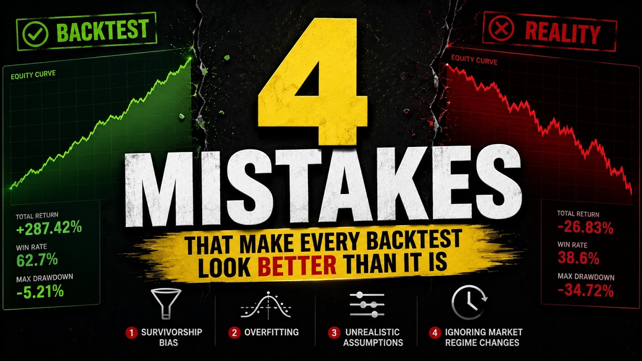 The 4 Mistakes That Make Every Backtest Look Better Than It Is