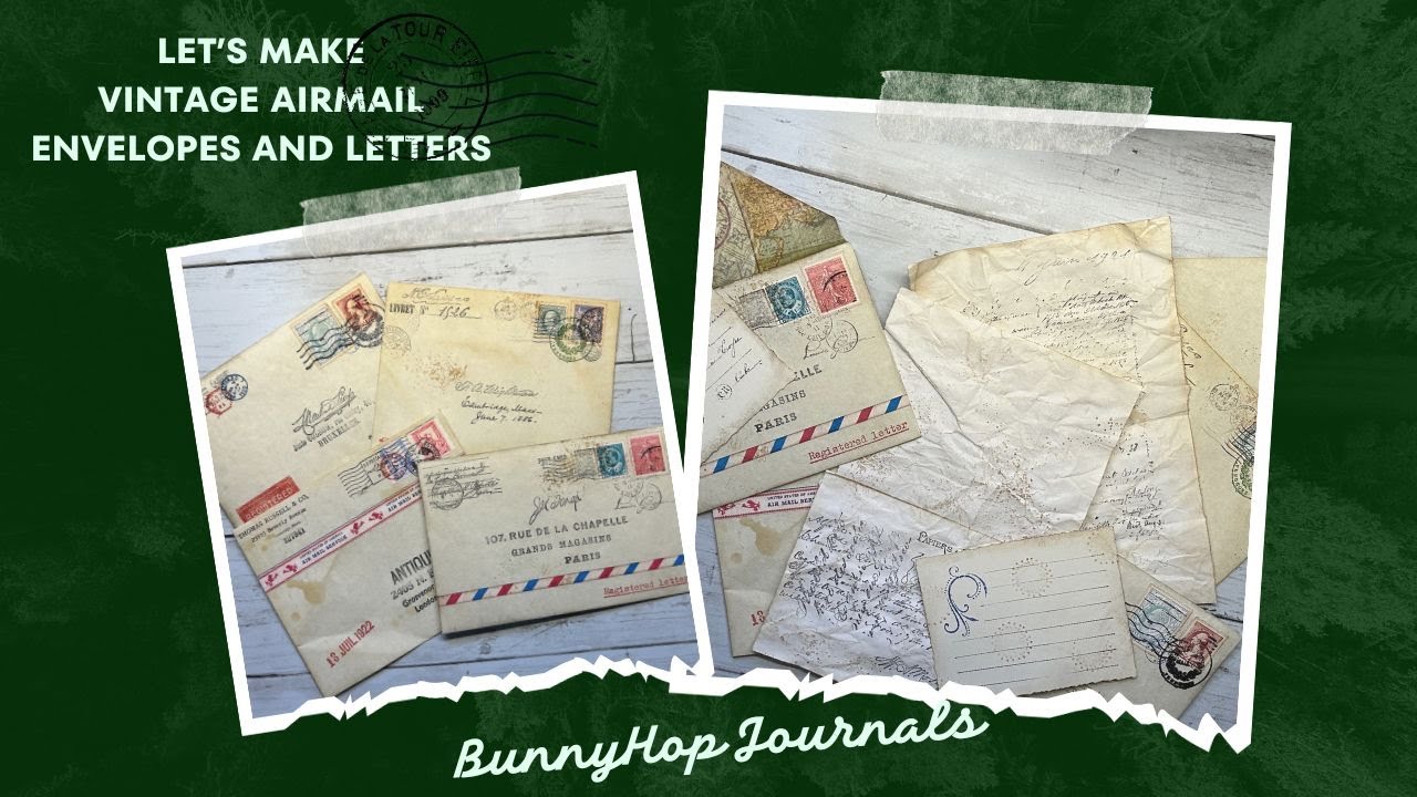 Vintage Airmail Envelopes And Letters