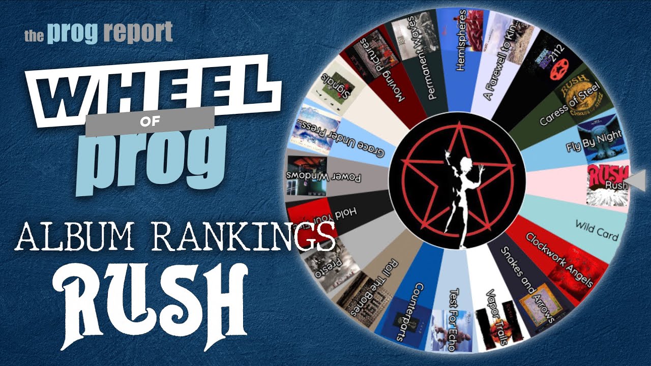 Wheel of Prog - RUSH Albums Tier List