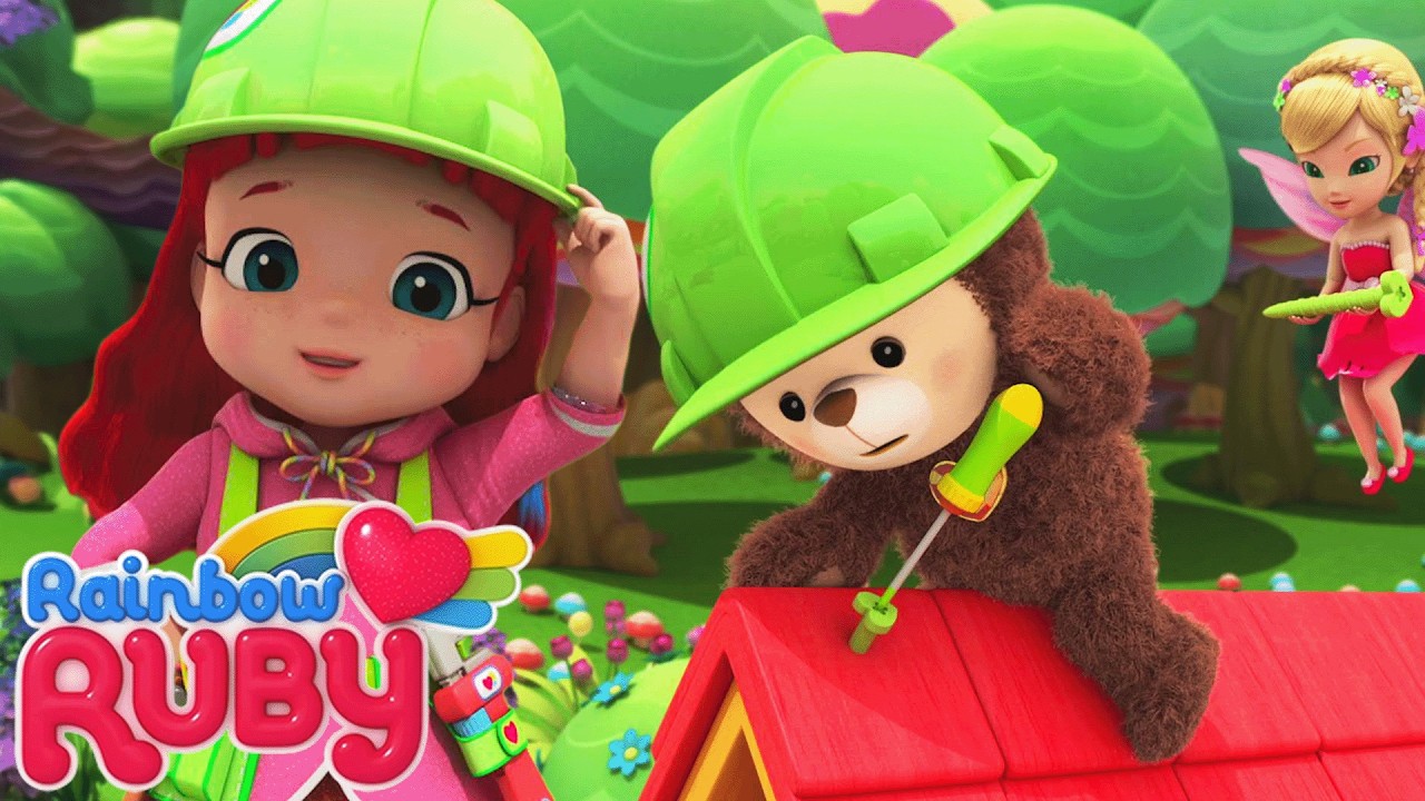 Ruby Architect Builds a Perfect Dream House! | Rainbow Ruby - WildBrain | Full Episodes for Kids