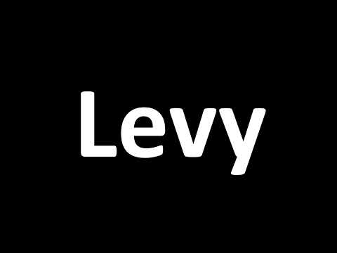 How to Pronounce Levy