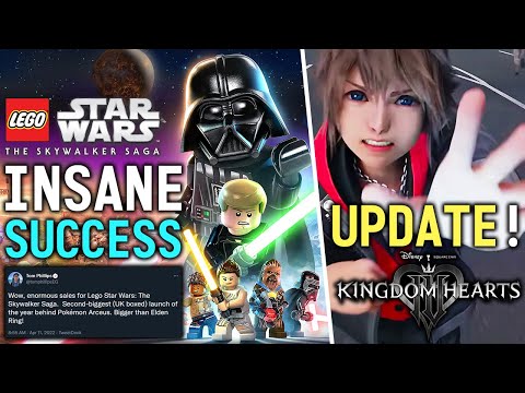 Lego Star Wars The Skywalker Saga Sells HUGE and Kingdom Hearts 4 New Update!