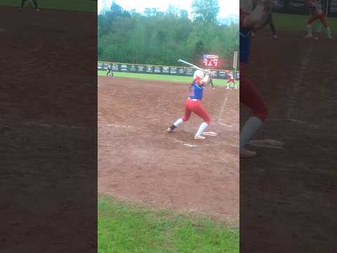 Cordova High School Softball 3 RBI Double April 14, 2023