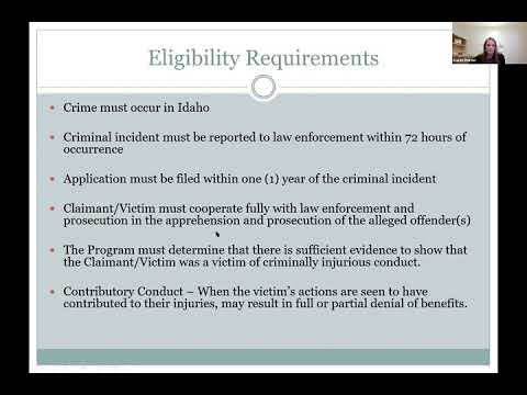 Crime Victim Compensation Program: Financial Assistance for Victims of Crime