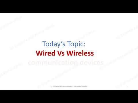 What is WIRED and WIRELESS network?