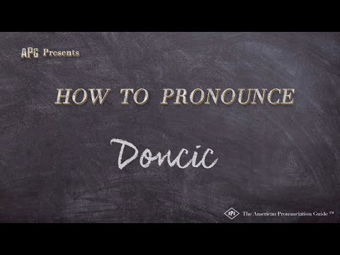 How to Pronounce Doncic (Real Life Examples!)
