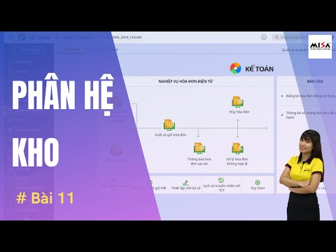 Bài 11: Phân hệ KHO | AMIS Kế toán