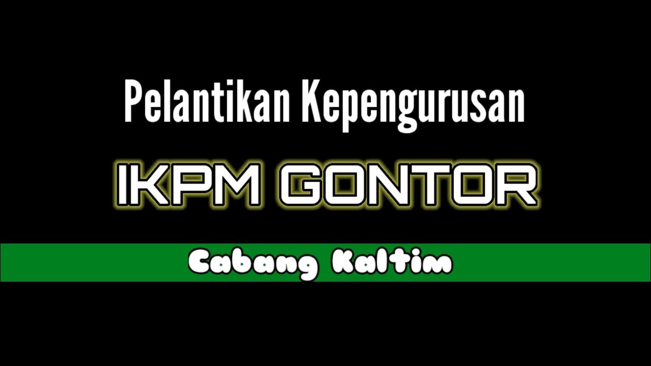 kegiatan pelantikan pengurus IKPM Gontor cabang Kaltim oleh PP.IKPM pusat di Samarinda