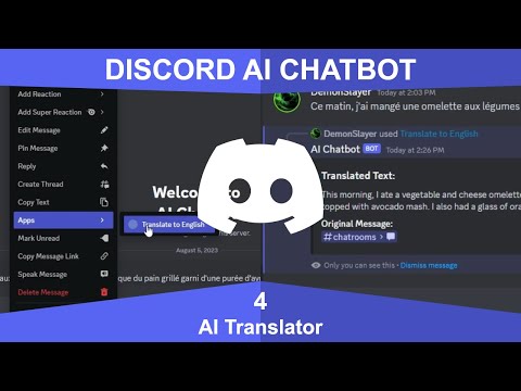 DISCORD AI CHATBOT 2023! - 04 AI Translator