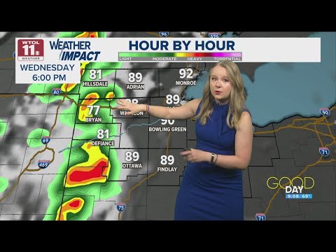 Warm, muggy Tuesday ahead of severe storms possible Wednesday | WTOL 11 Weather