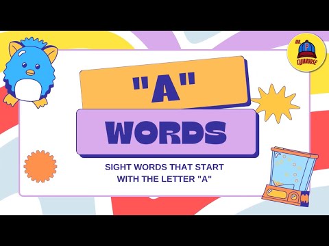 Sight Words That Start With The Letter "A" | Mr. P Clubhouse