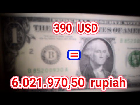 TERJAWAB! 390 USD berapa rupiah