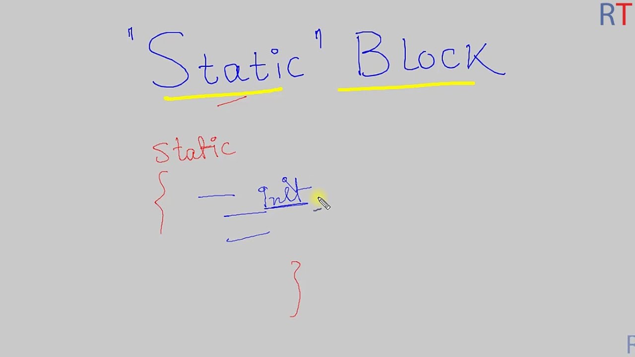 Java-75- Static Block in Java || Java Programming