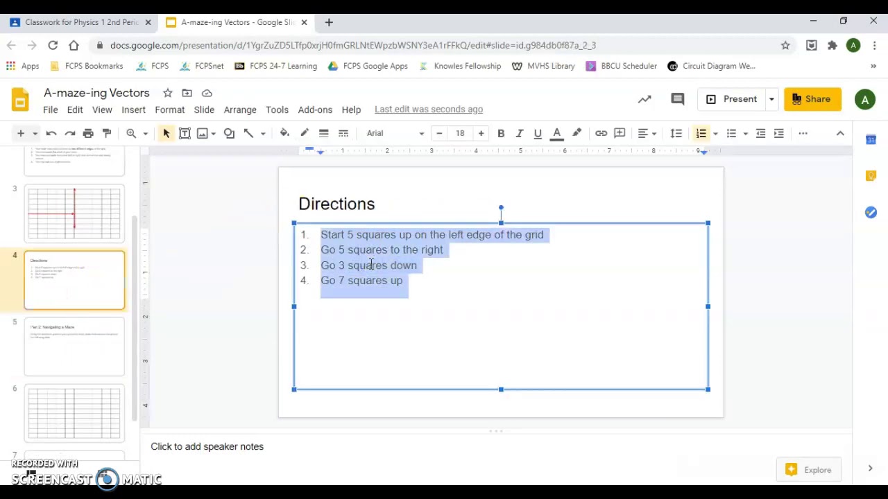 A-maze-ing Vectors Walkthrough