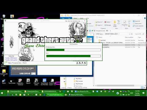 Convert GtaV PC Saves to PS4 (Save Wizard & Save Editor)
